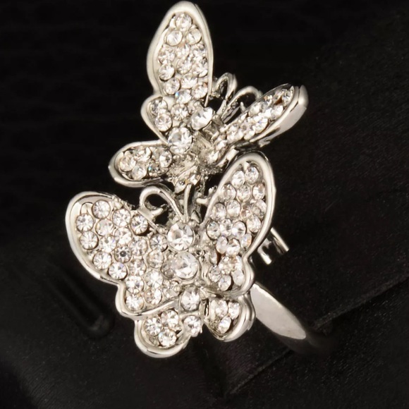 Jewelry | New Item Crystal Butterfly Ring | Poshmark